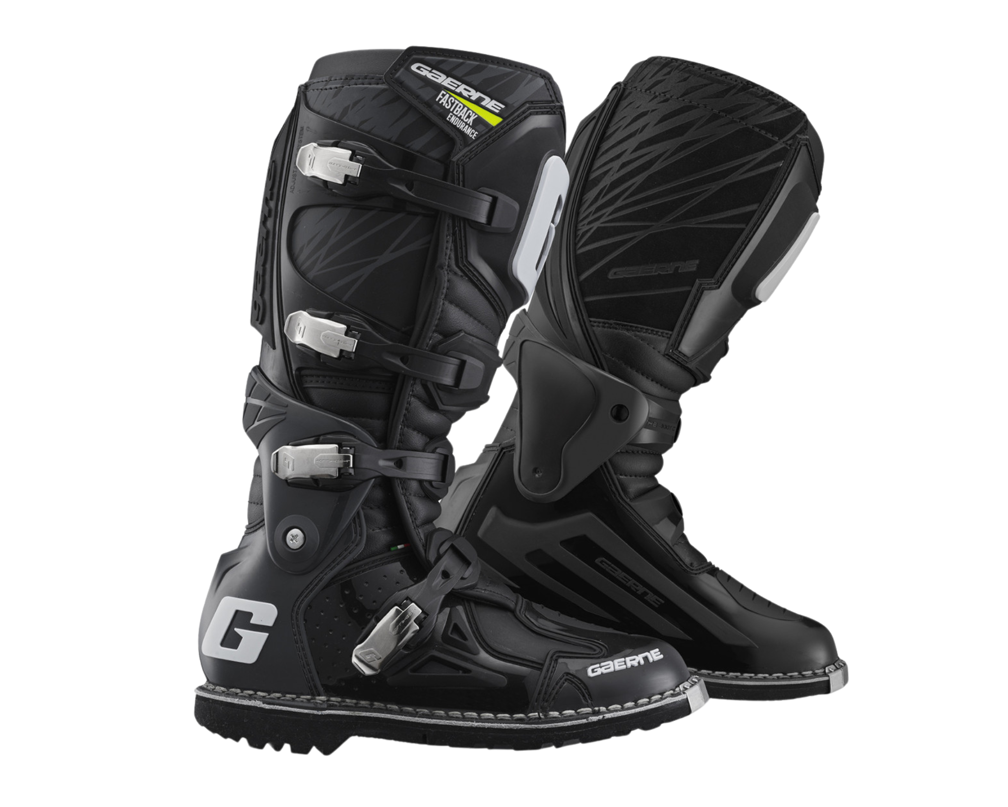 GAERNE FASTBACK ENDURANCE BLACK ENDURO BOOTS – Moto House