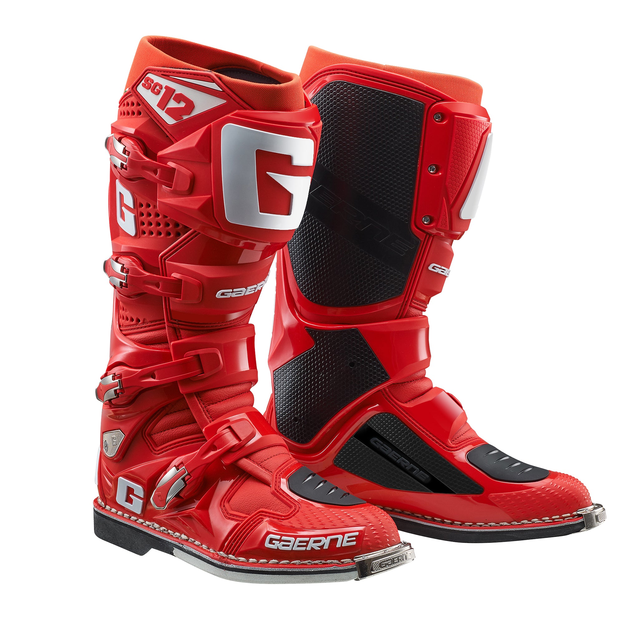 GAERNE SG-12 SOLID RED BOOTS – Moto House