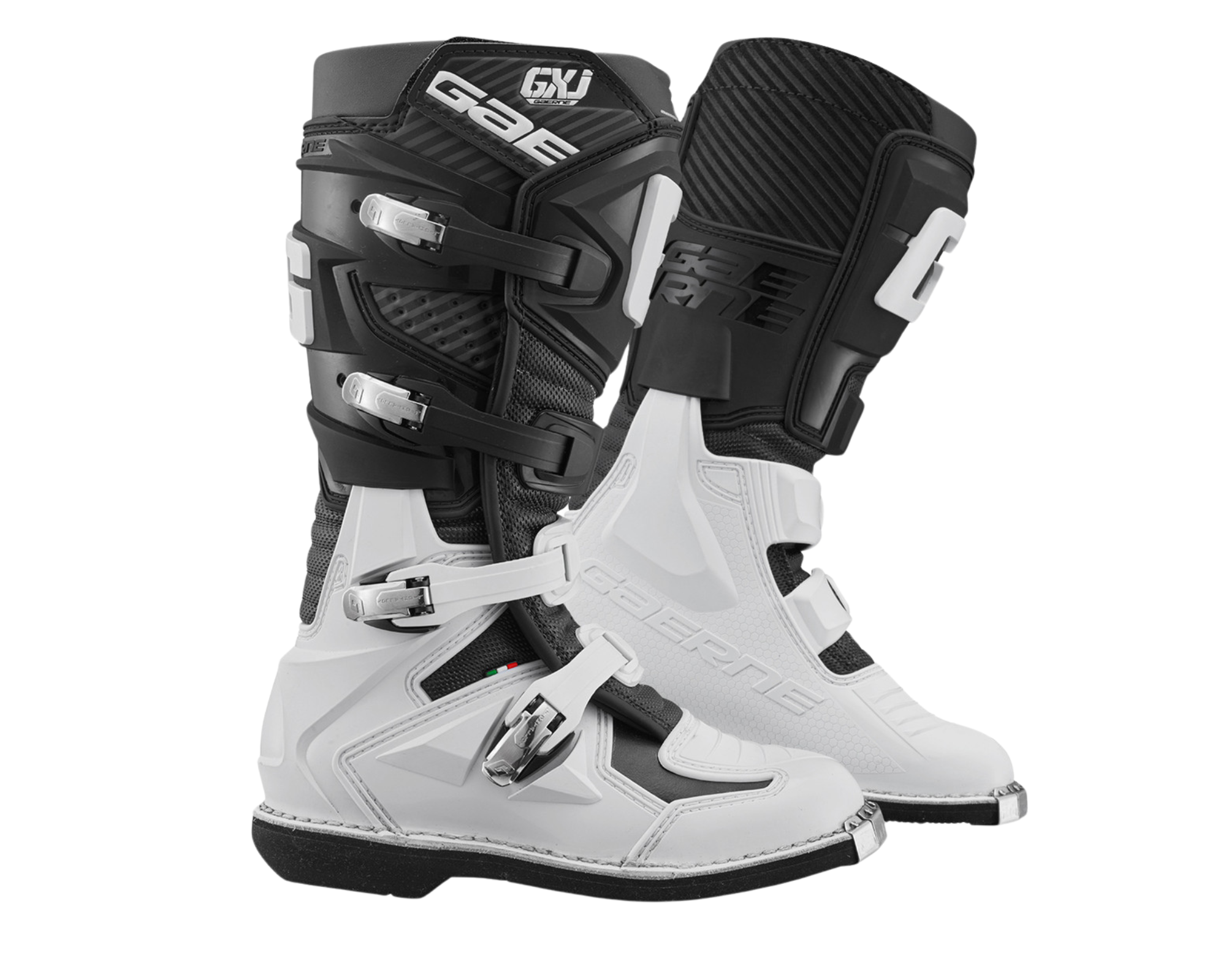 GAERNE GX-J BLACK/WHITE KIDS BOOTS – Moto House