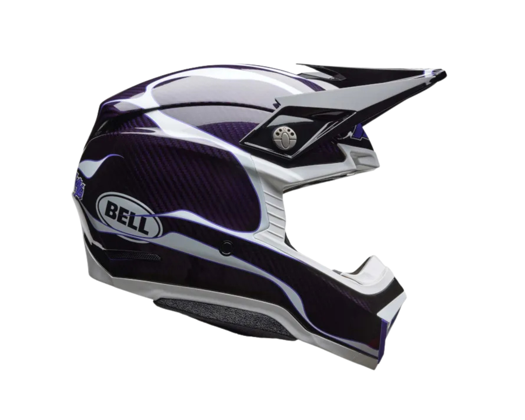 BELL 2025 MOTO-10 SPHERICAL SLAYCO PURPLE/WHITE/BLACK HELMET – Moto House