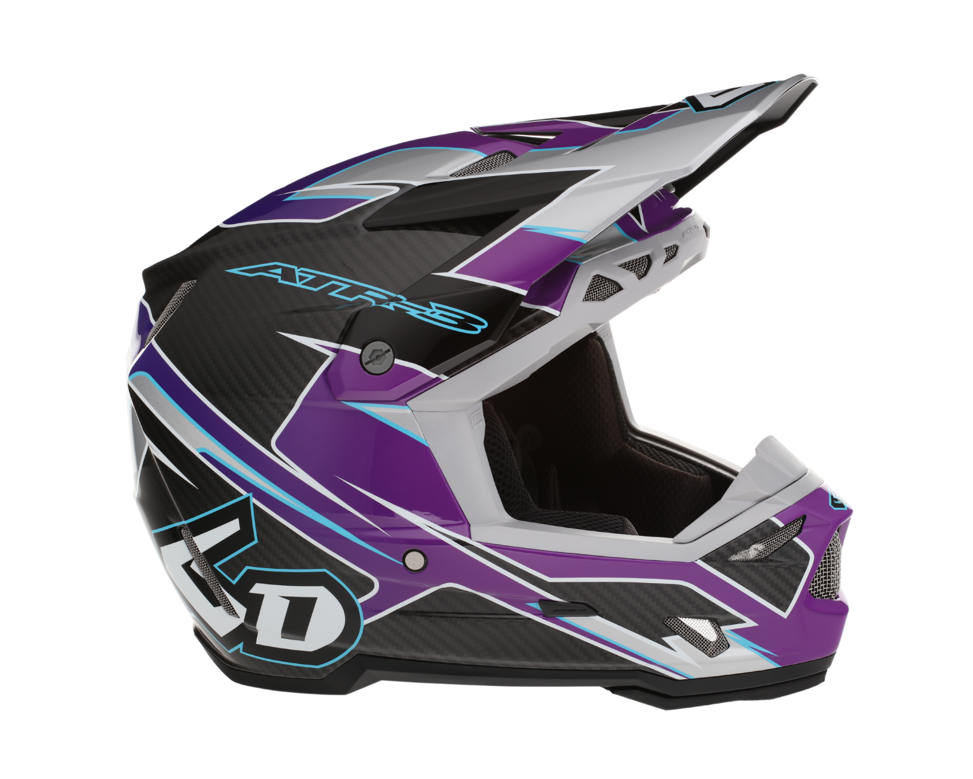 6D ATR-3 REFLEX GLOSS PURPLE HELMET – Moto House