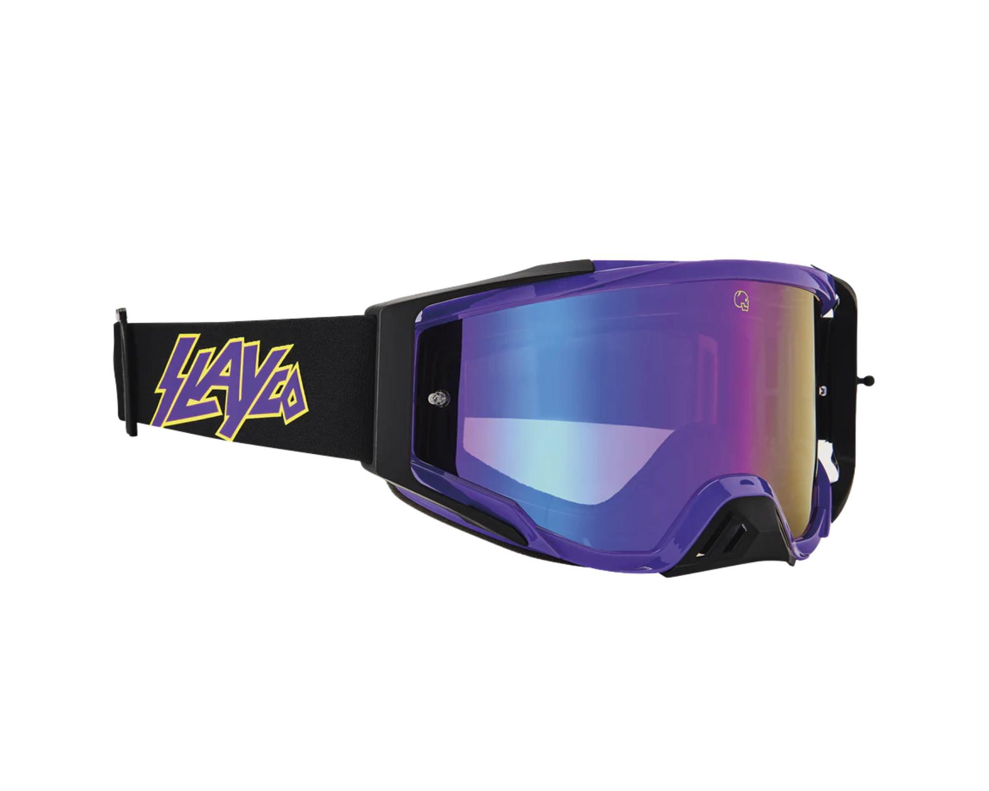 SPY FOUNDATION PLUS SLAYCO HD SMOKE PURPLE MIRROR GOGGLES – Moto House