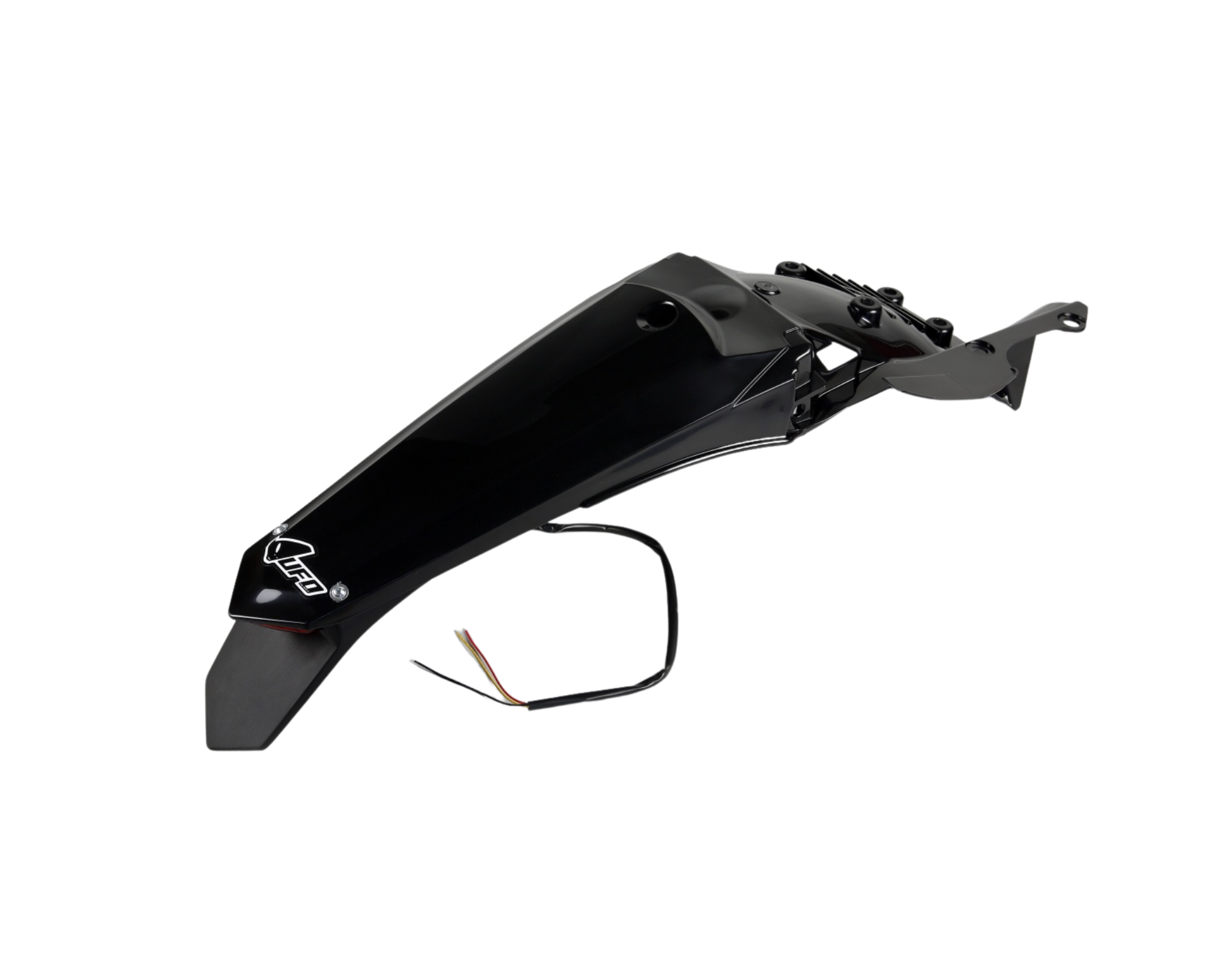 UFO YAMAHA WR250F/WR450F 15-19 BLACK REAR FENDER W/ LED TAIL LIGHT ...