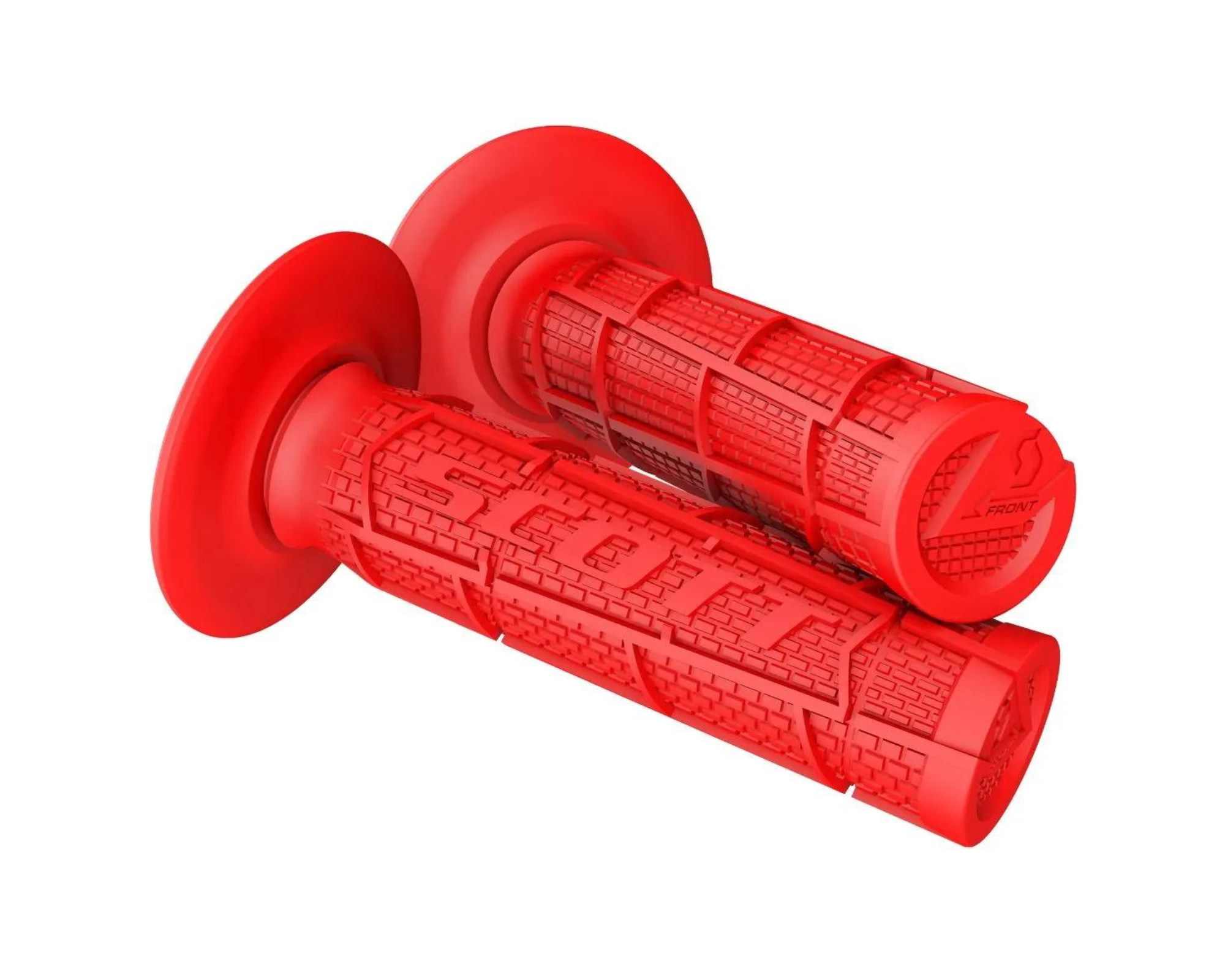 SCOTT RADIAL FULL WAFFLE RED GRIPS – Moto House