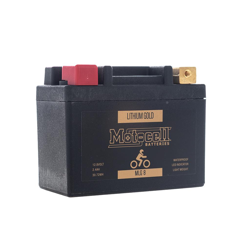 MOTOCELL LITHIUM GOLD MLG8 BATTERY YAMAHA YZ450F/YZ250F 18-24 – Moto House