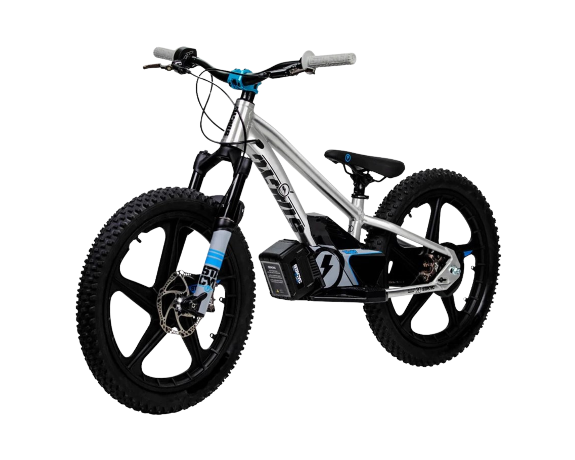 STACYC 20" TEAM EDITION SILVER ELECTRIC BALANCE BIKE – Moto House