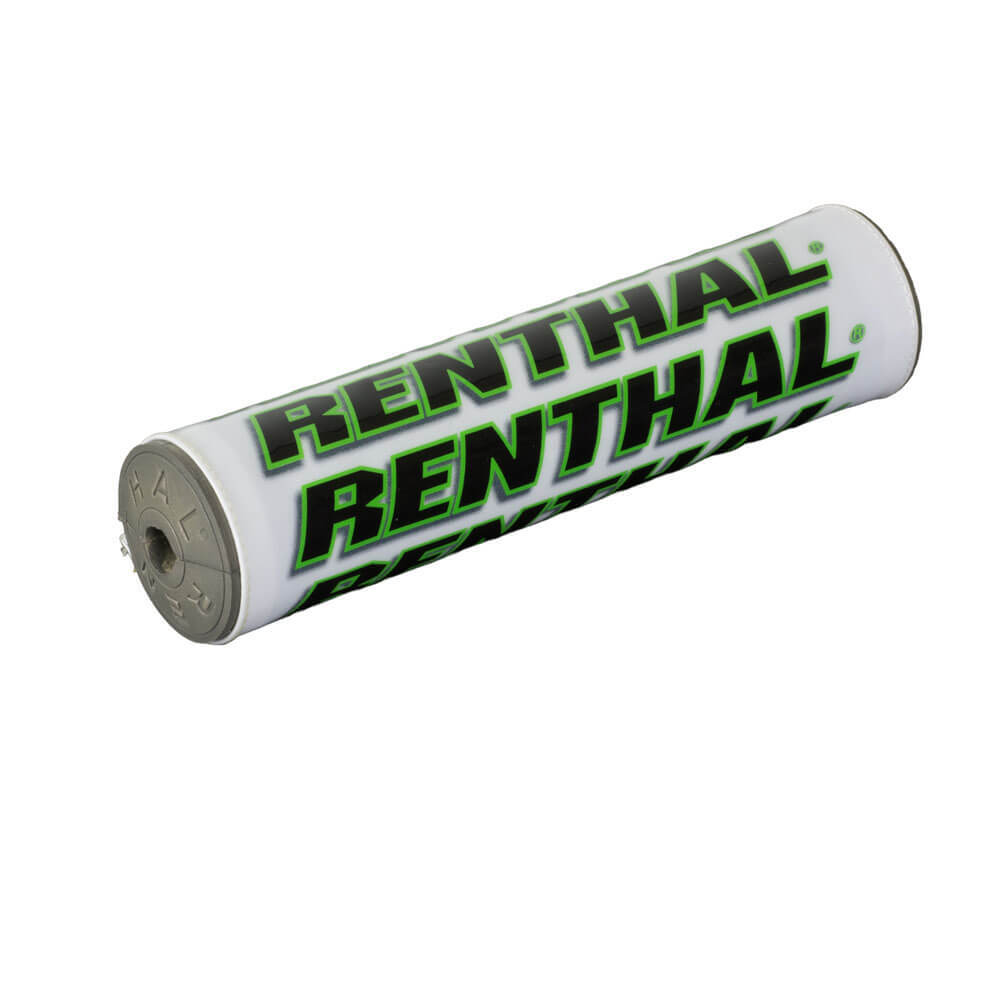 RENTHAL MINI SX 8.5" WHITE/GREEN BAR PAD – Moto House