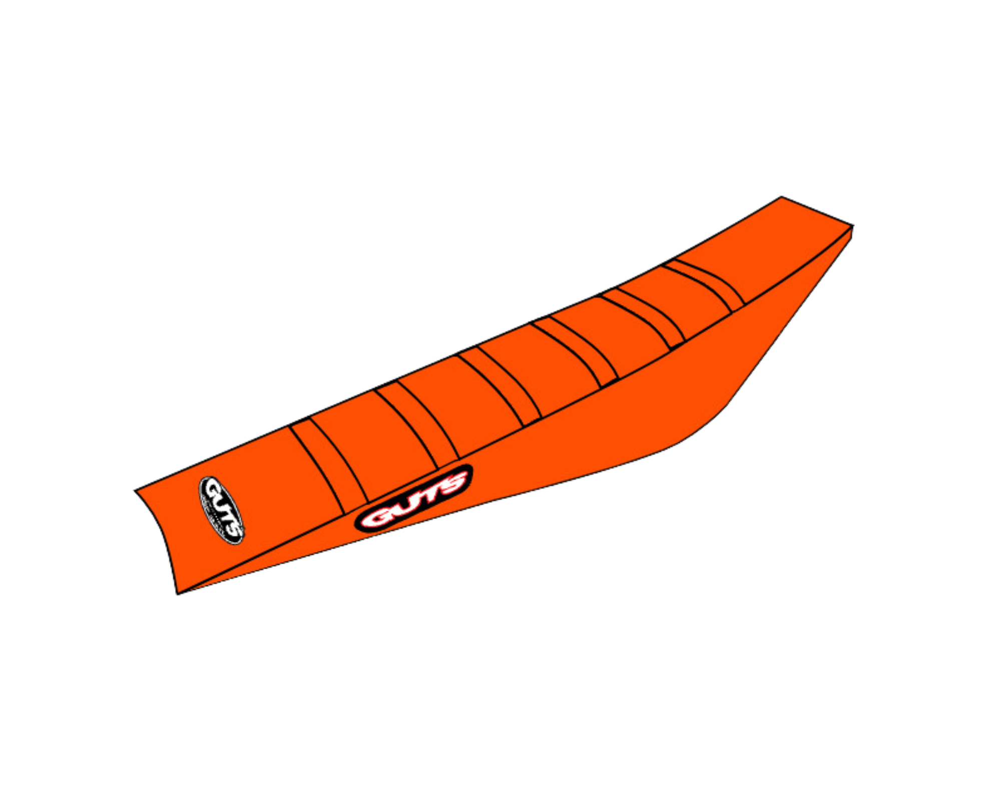 GUTS RIBBED SEAT COVER KTM 50 SX 24-25 ORANGE/ORANGE/ORANGE – Moto House