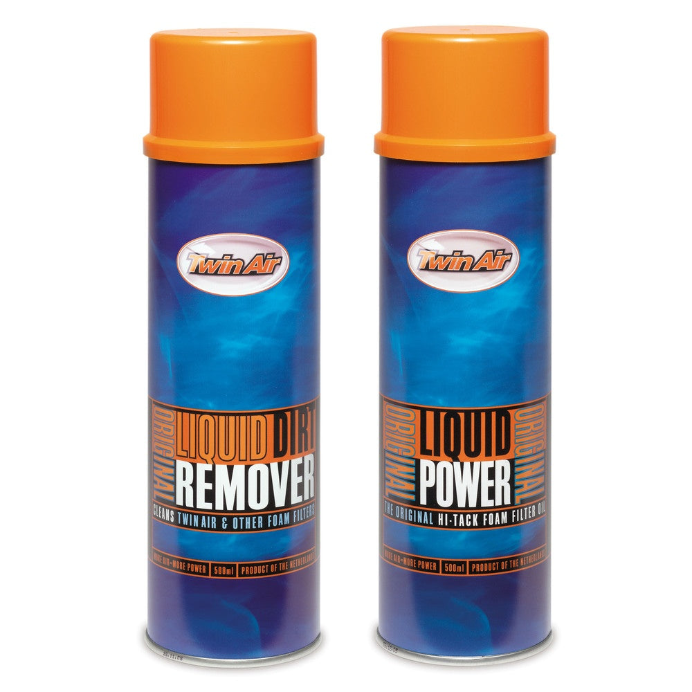 TWIN AIR LIQUID POWER & LIQUID DIRT REMOVER SPRAY PACK 2x 500ML – Moto ...