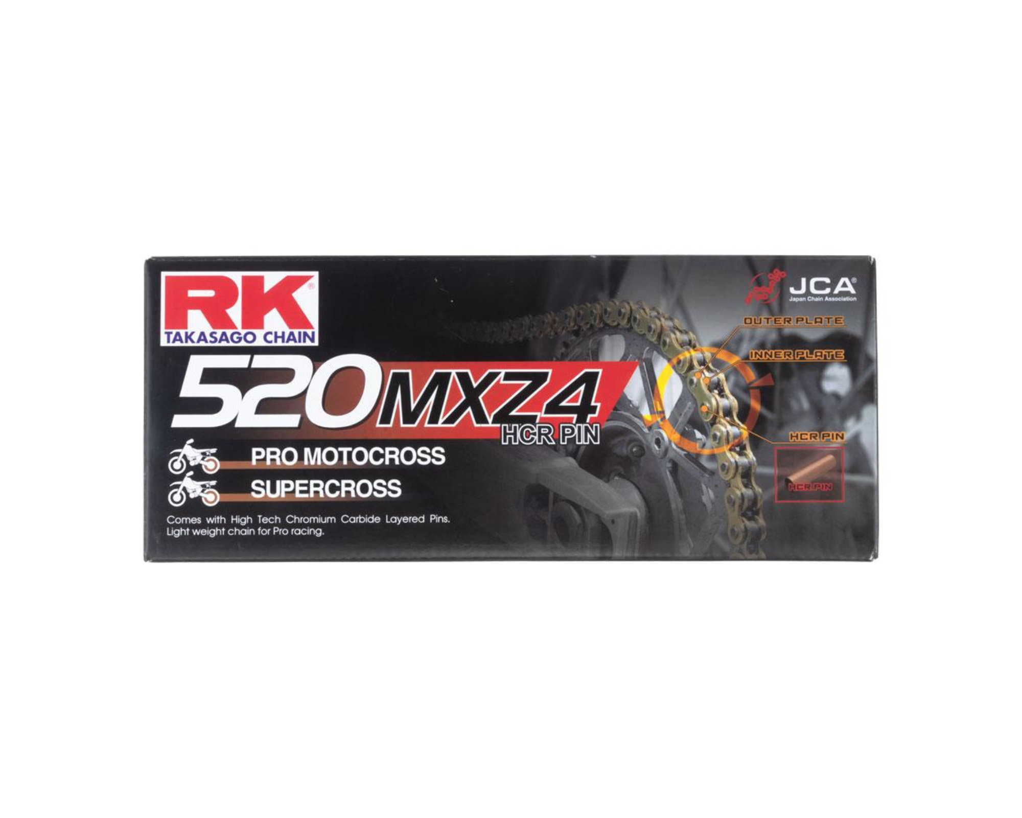 RK CHAINS 520MXZ4 120L RACE CHAIN – Moto House